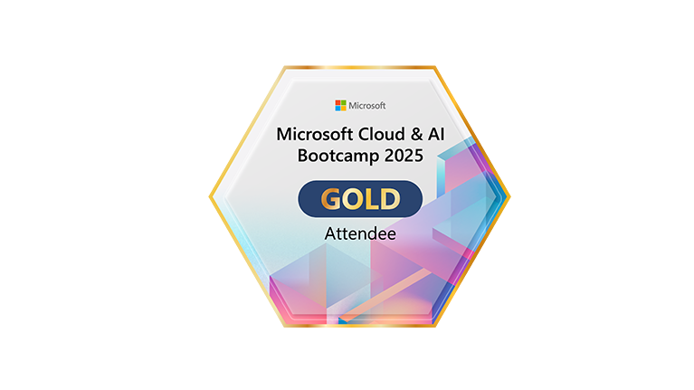 Microsoft Cloud & AI Bootcamp – Gold Badge