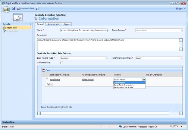 Duplicate Detection Rules Defined - Microsoft Dynamics 365 Blog