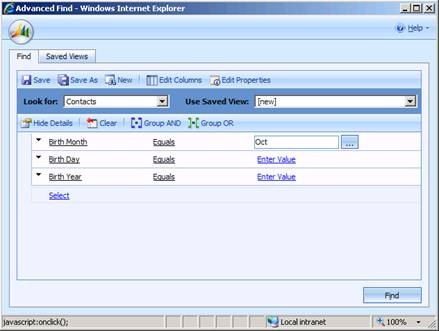 Creating a Birthday Contact List - Microsoft Dynamics 365 Blog