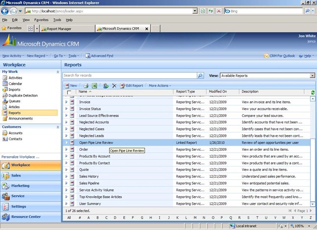 Using Microsoft SQL Reporting Services with Microsoft CRM Online ...