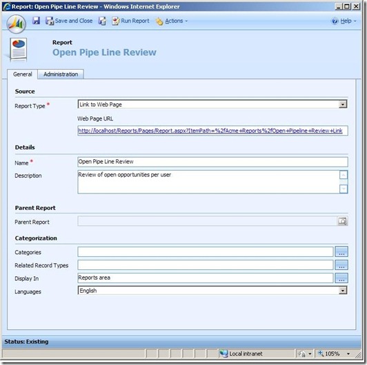 Using Microsoft SQL Reporting Services with Microsoft CRM Online ...