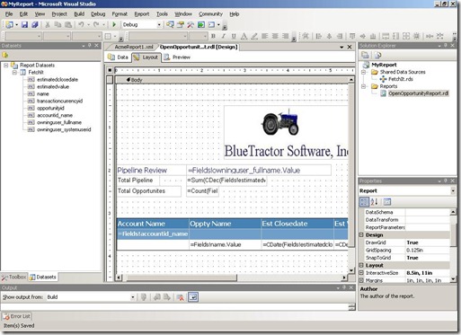 Using Microsoft SQL Reporting Services with Microsoft CRM Online ...