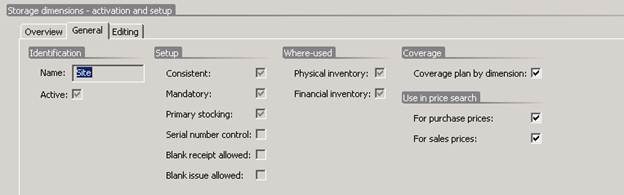 Sales and purchase prices in relation to the item price setup in ...