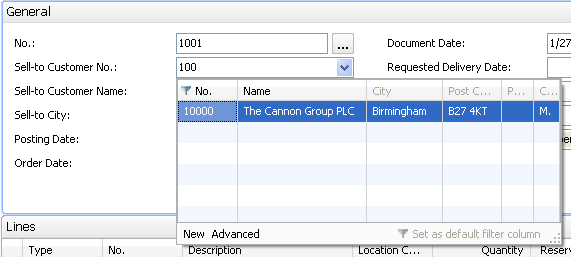 NAV 2009 Tips and Tricks: Change the default filter in fields that take ...