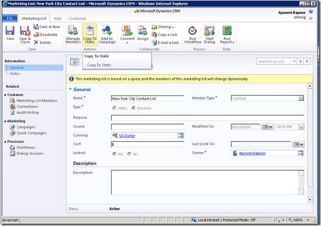 Marketing with Dynamic List - Microsoft Dynamics 365 Blog