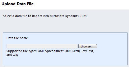 Importing two or more entities from a Single File - Microsoft Dynamics ...