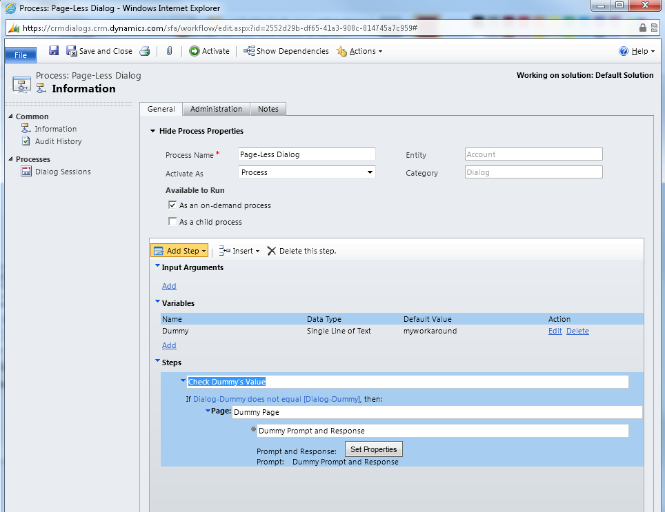 Tips and Tricks in Microsoft Dynamics CRM 2011 Dialogs-Part I ...