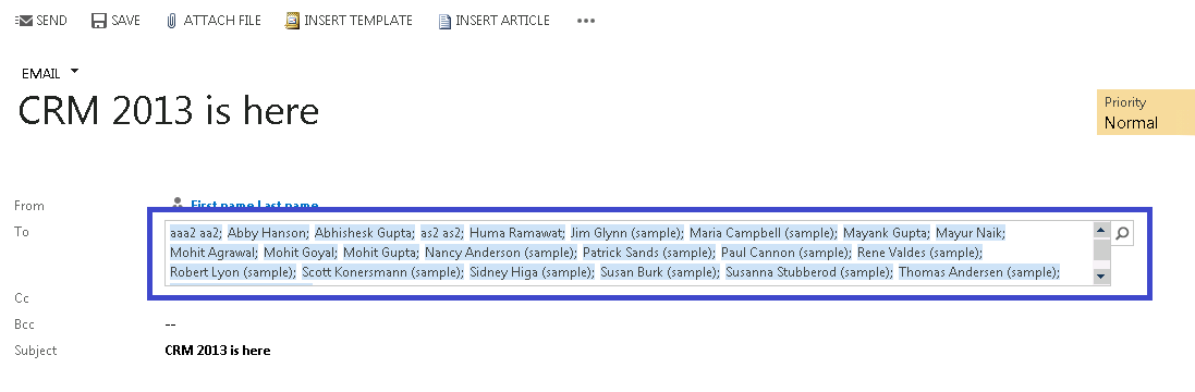 What’s new in Lookup with CRM 2013: Inline Multi Party Lookup - Microsoft Dynamics 365 Blog