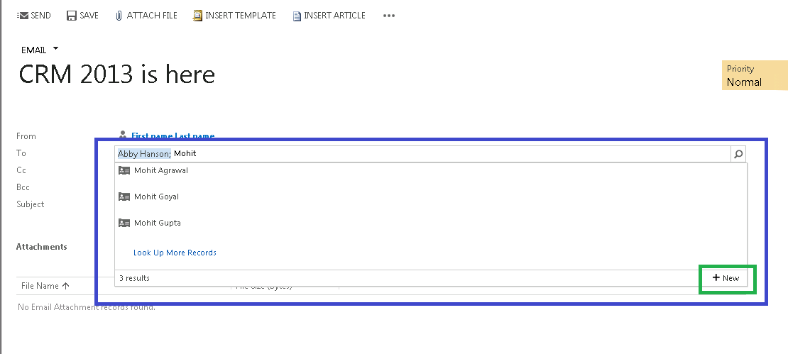What’s new in Lookup with CRM 2013: Inline Multi Party Lookup - Microsoft Dynamics 365 Blog
