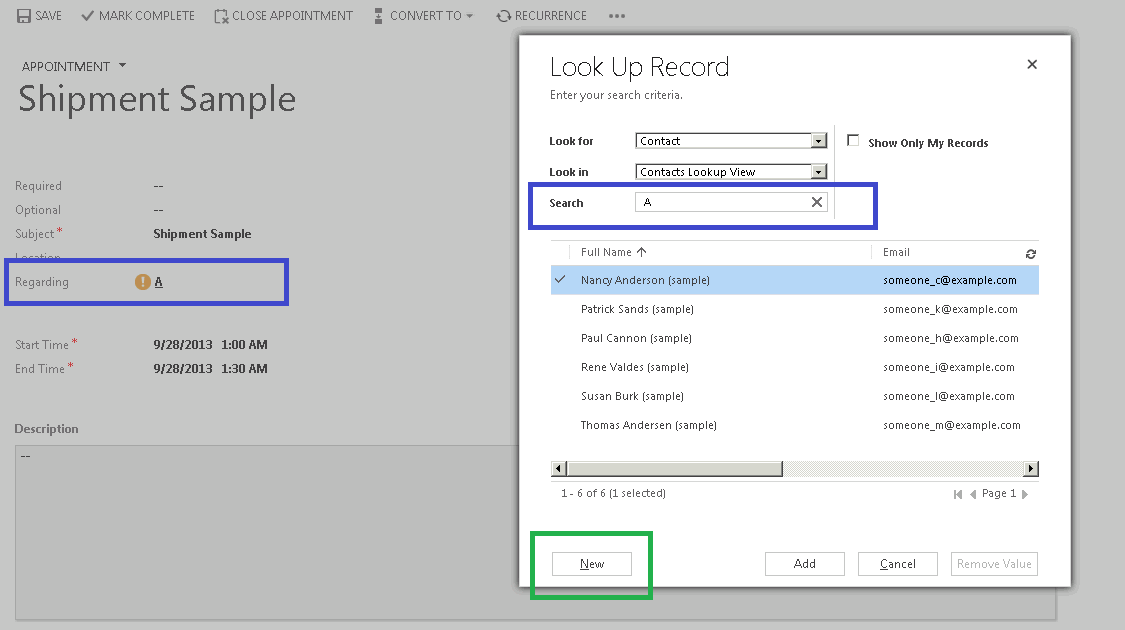 What’s new in the Lookup control with Microsoft Dynamics CRM 2013 - Microsoft Dynamics 365 Blog