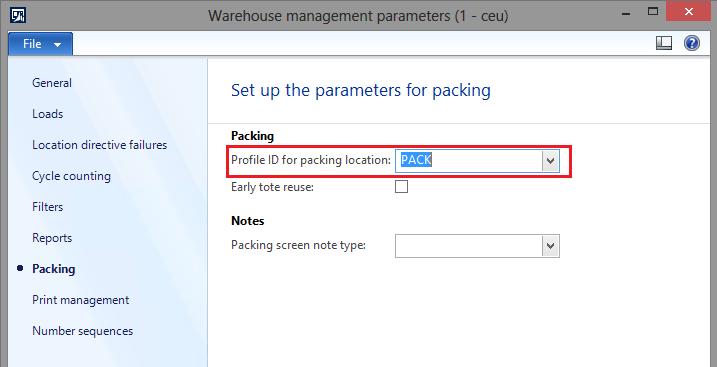 Manual packing functionality in Warehouse management in Microsoft ...
