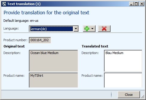 Translation of product dimension values added to Dynamics AX 2012 R3 ...