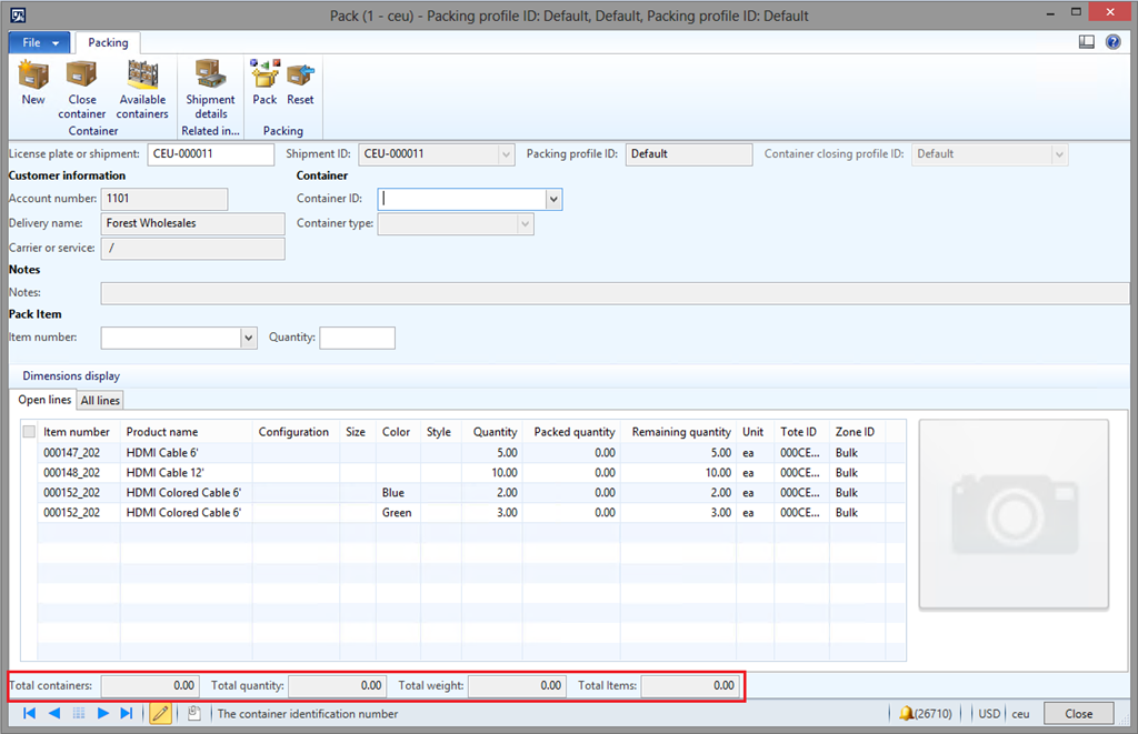 Manual packing functionality in Warehouse management in Microsoft Dynamics AX 2012 R3 ...