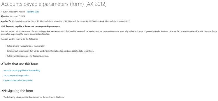 AX Content: Microsoft Dynamics AX form list - Microsoft Dynamics 365 Blog