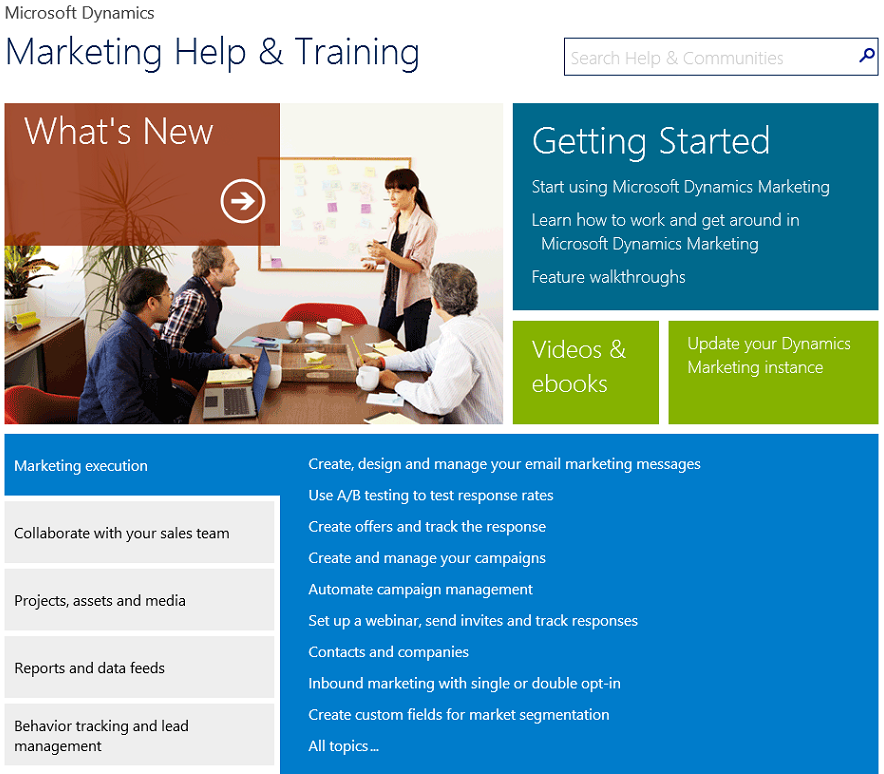 Microsoft Dynamics Marketing 2015 Update 1 Product Documentation is ...