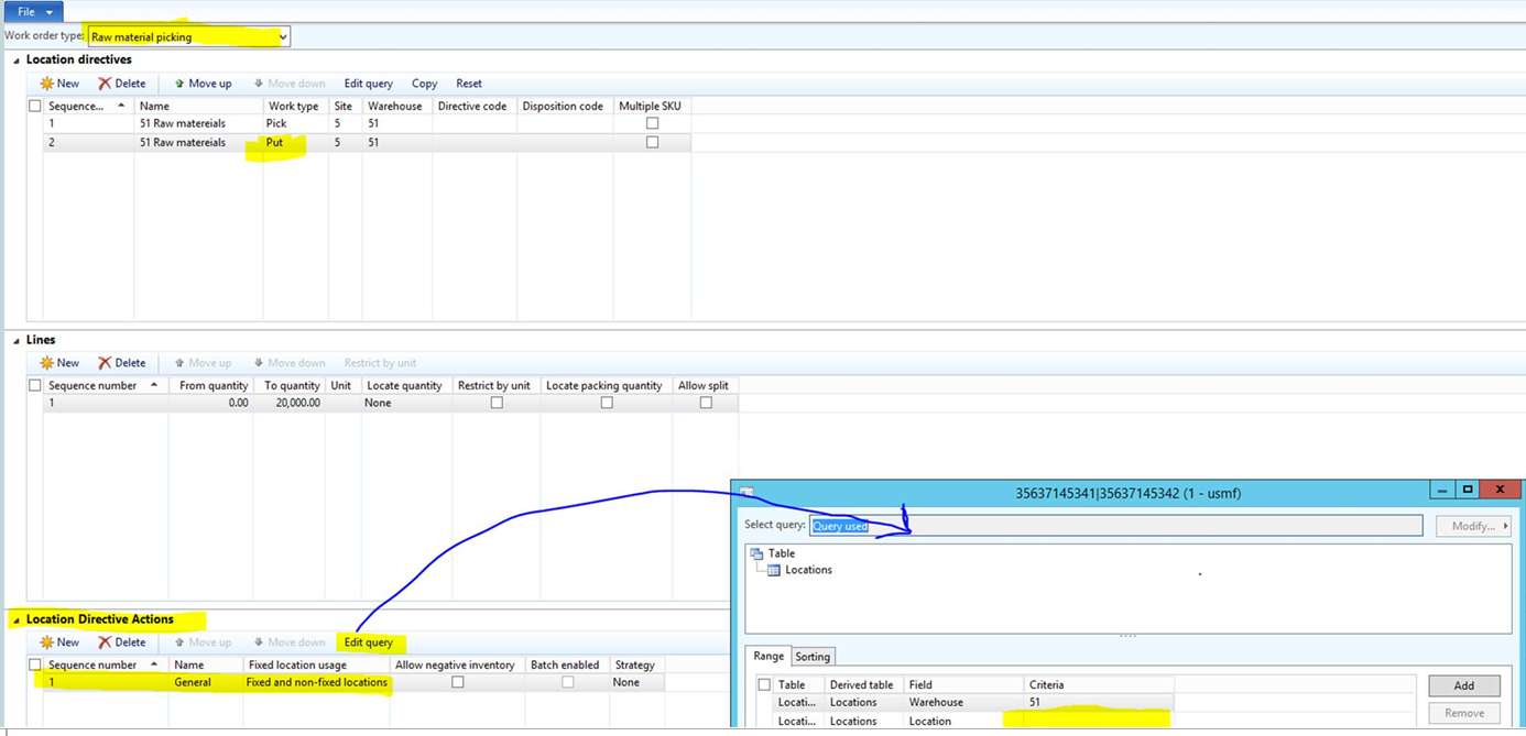 Checklist of setup and configuration items for getting Input Location from Resource assigned ...