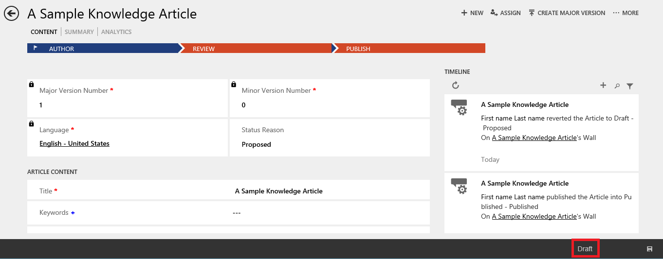 Knowledge article lifecycle: An introduction - Microsoft Dynamics 365 Blog