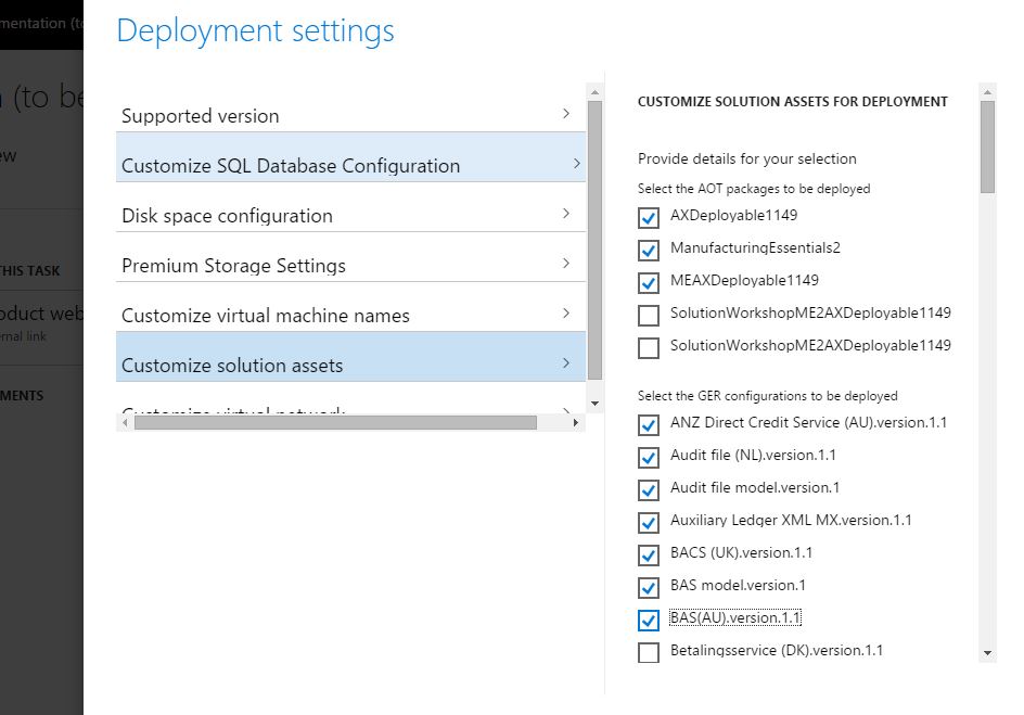 How can I setup a Dynamics AX solution trial instance in Azure with my ...