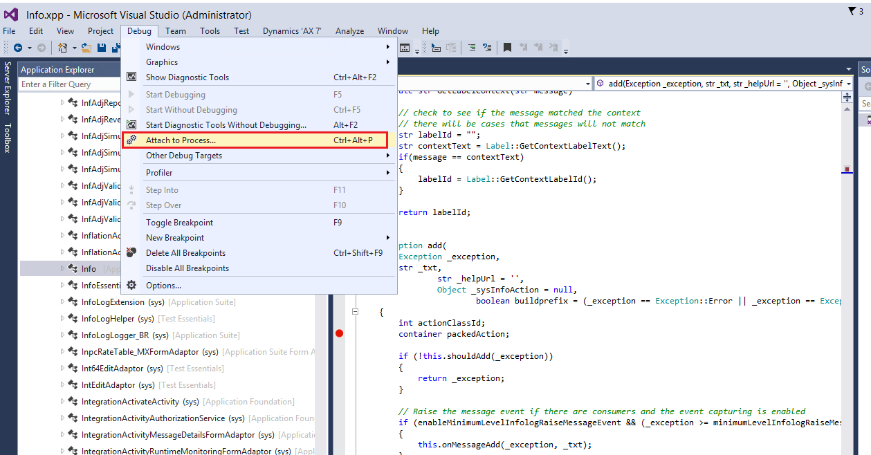 Quick and easy debugging in AX 7 - Microsoft Dynamics 365 Blog