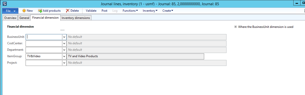 How To Use Dixf To Import An Inventory Counting Journal Into Ax 2012 From An Excel Source File