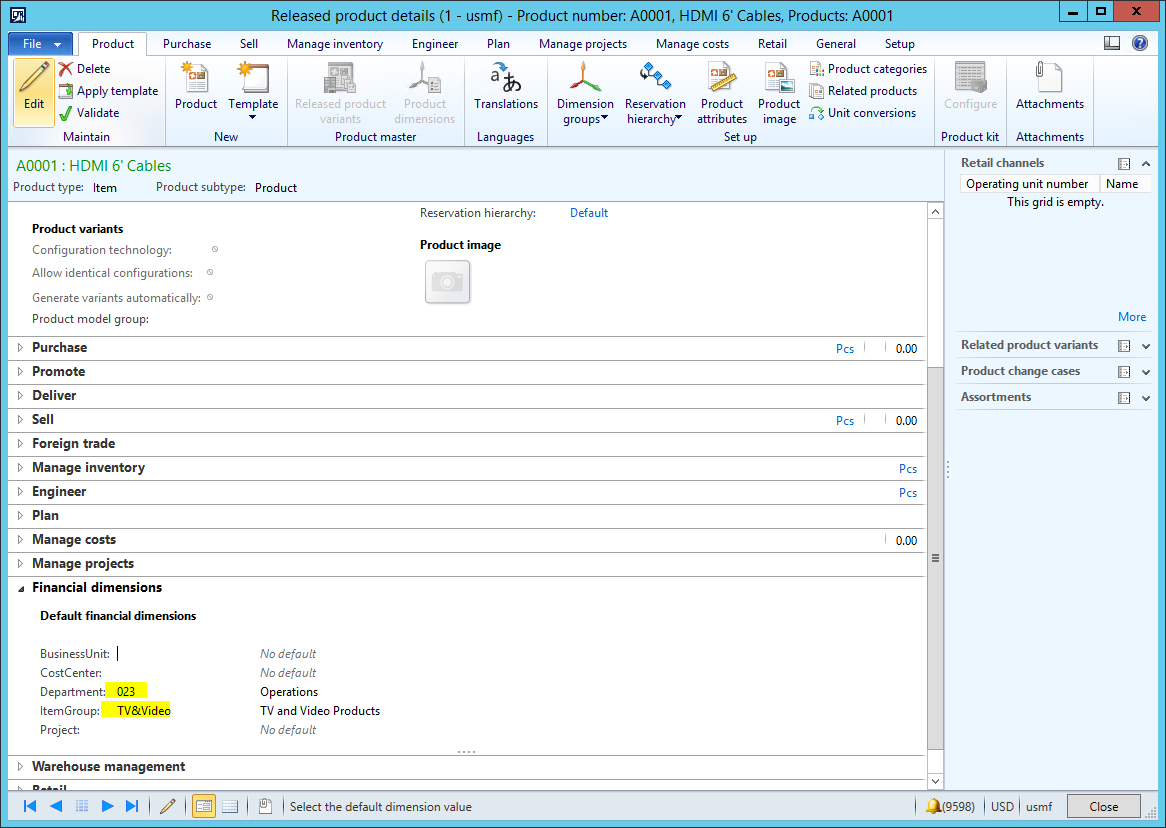 How To Use Dixf To Import An Inventory Counting Journal Into Ax 2012 From An Excel Source File