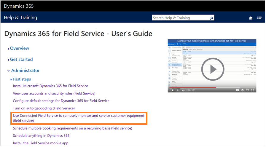 Use Connected Field Service to remotely monitor and service customer ...