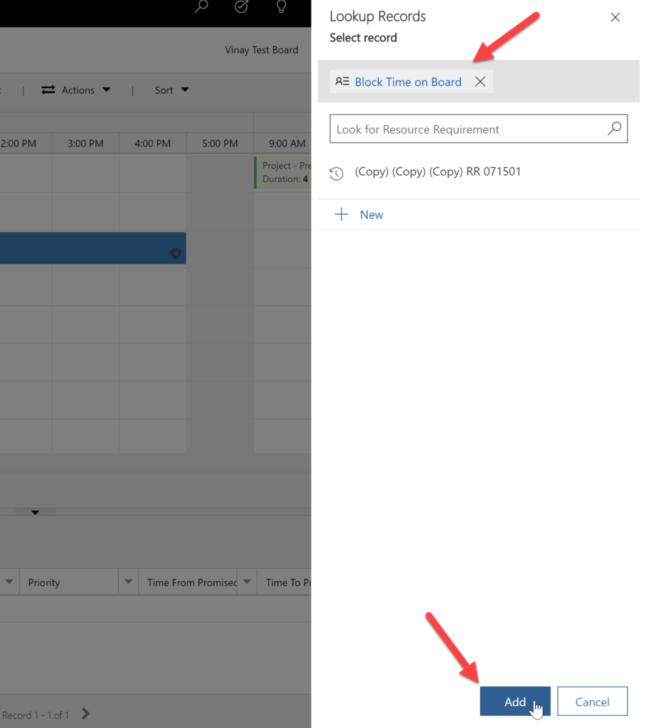 Block time off for resources on the schedule board without changing the ...