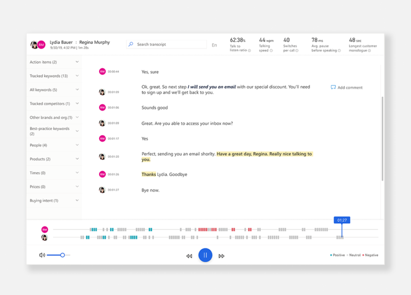 Use conversation intelligence in Dynamics 365 Sales - Microsoft Dynamics 365 Blog