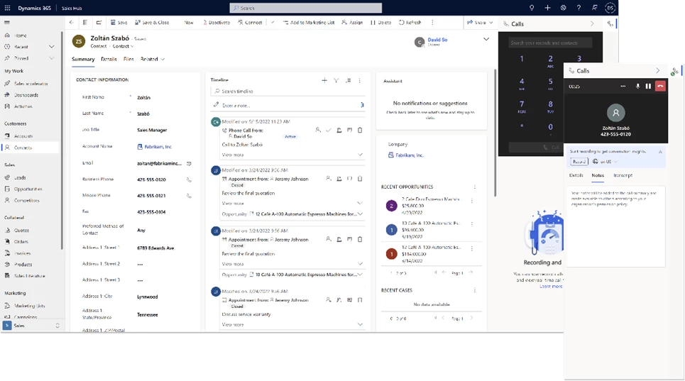 Boost seller productivity with embedded Teams calls and conversation intelligence - Microsoft ...