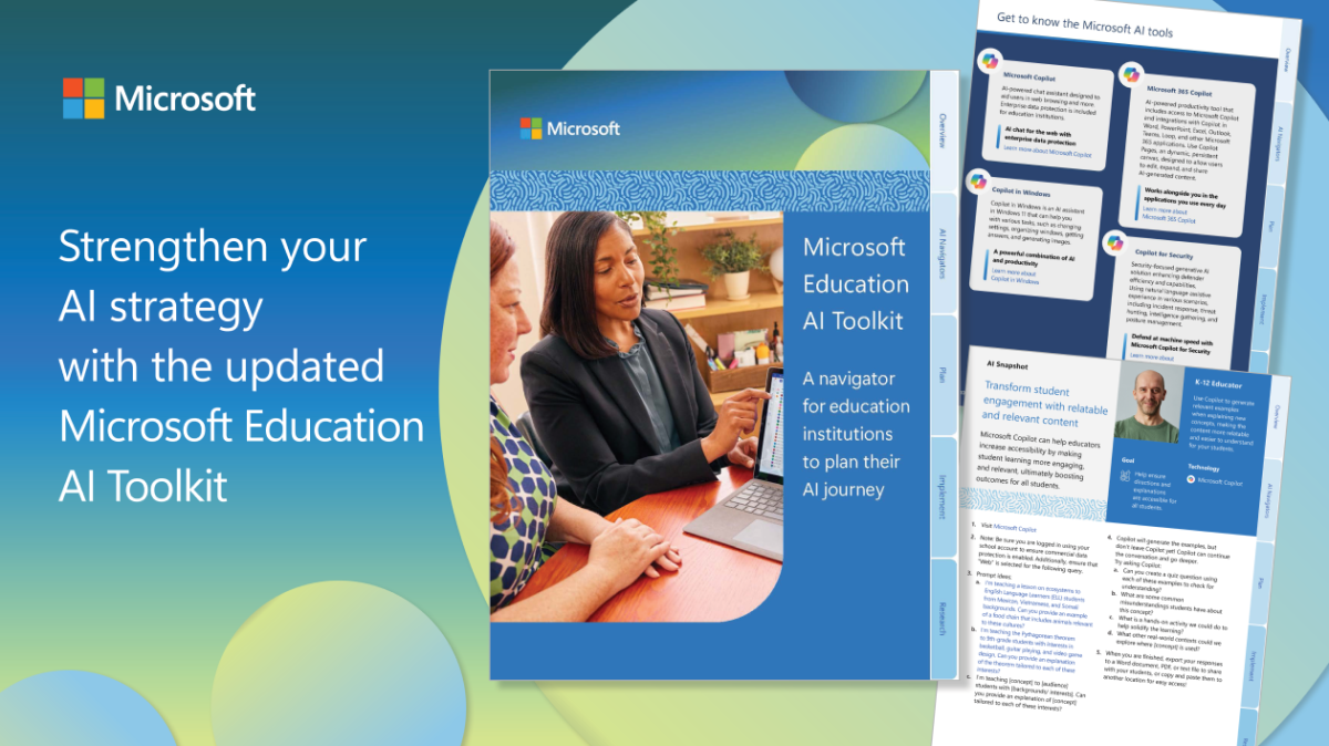 Strengthen your AI strategy with the updated Microsoft Education AI ...