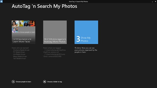 Microsoft Garage: AutoTag 'n Search My Photos