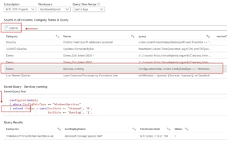 Log Analytics: KQL saved Queries, how to find and run them in a ...