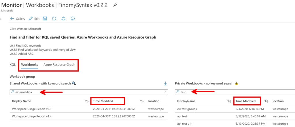 Log Analytics: Queries, how to find and run them in a Workbook - part 2 ...