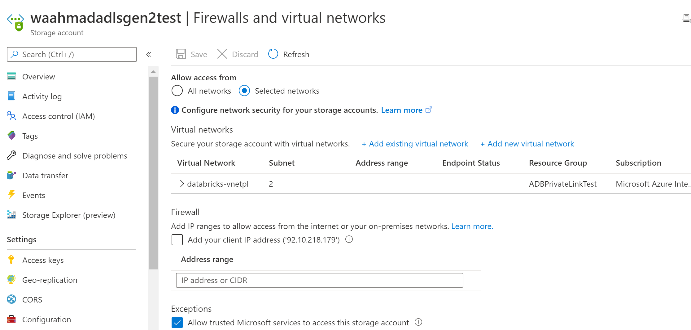 Secure Access to Storage: Azure Databricks and Azure Data Lake Storage ...