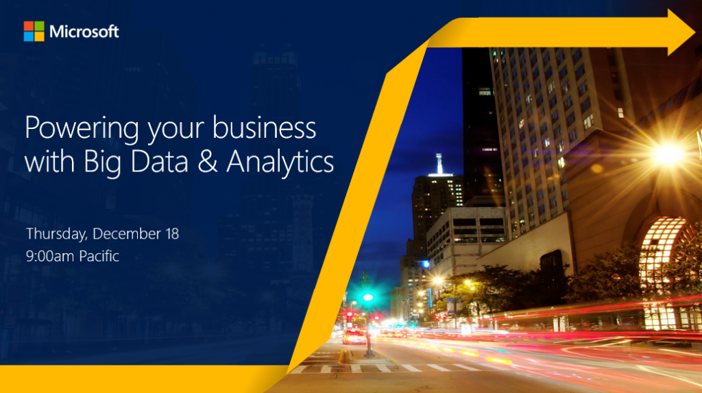 Powering your business with Big Data and business analytics webinar ...