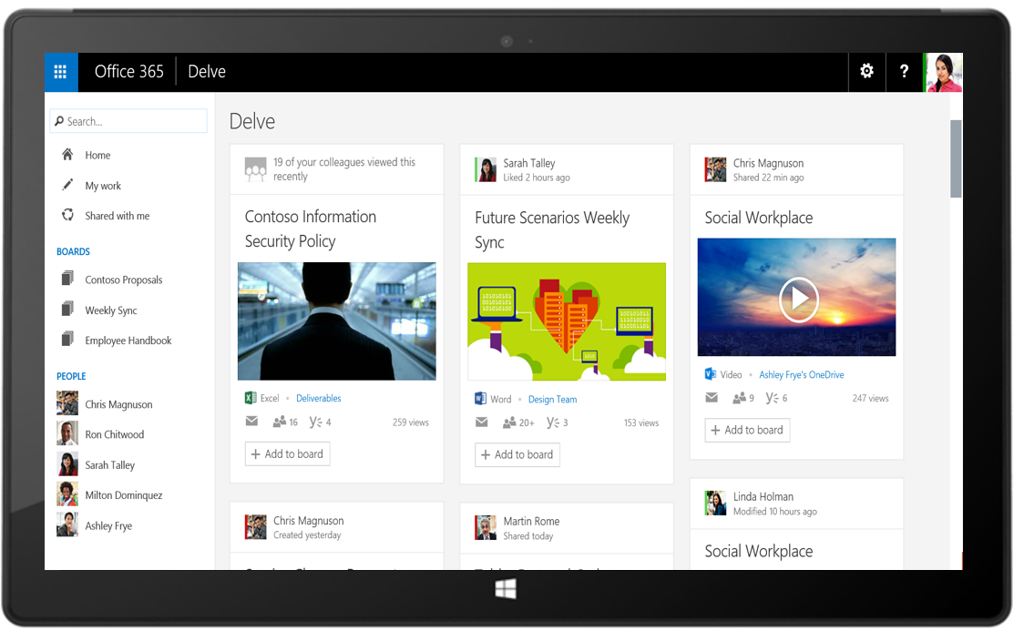 Office Delve—discover exactly what you need, when you need it ...