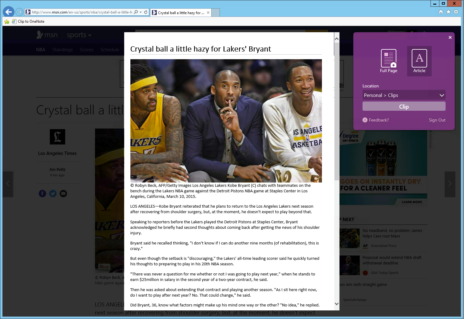 OneNote Clipper 2.0—introducing a more powerful and intelligent web ...