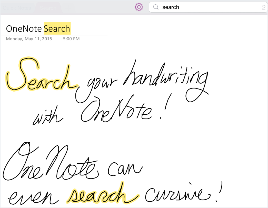 Handwriting Search and Apple Watch support for OneNote | Microsoft 365 Blog