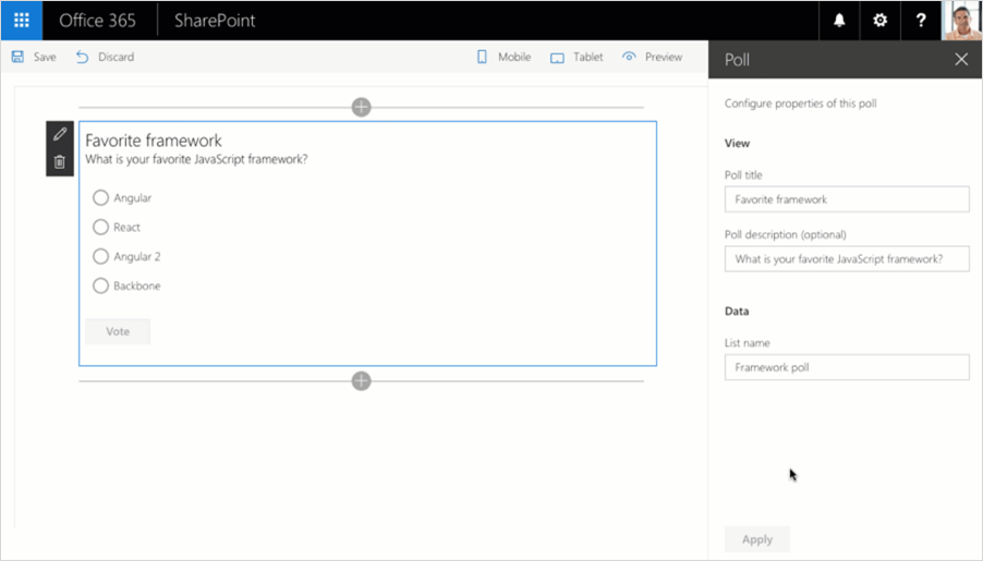 SharePoint Framework reaches general availability—build and deploy engaging web parts today ...