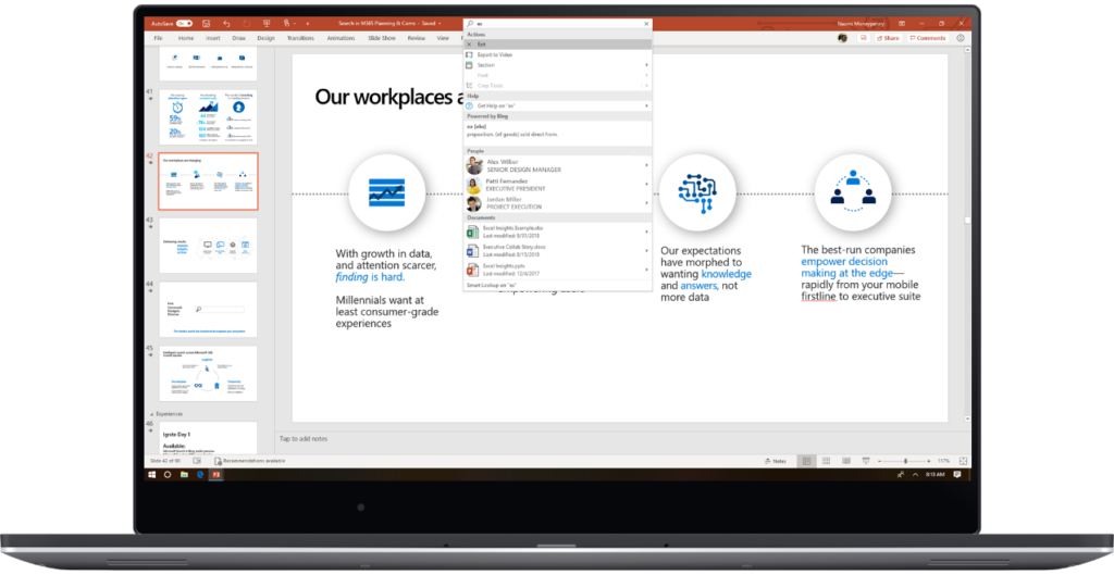 Microsoft Search—cohesive search that intelligently helps you find ...