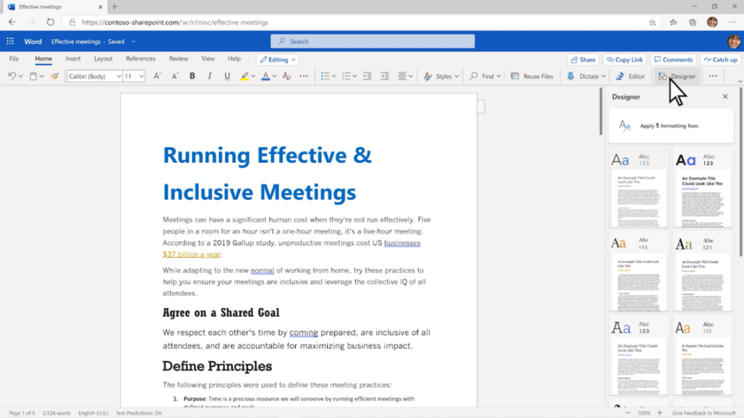 Microsoft highlights the new features available in Microsoft 365 for ...