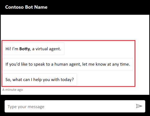 Make your Power Virtual Agents bot start the conversation using a custom canvas | Microsoft ...