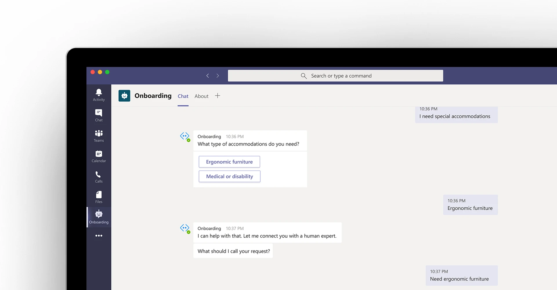 Bot Microsoft Teams Integration: How to Recognize