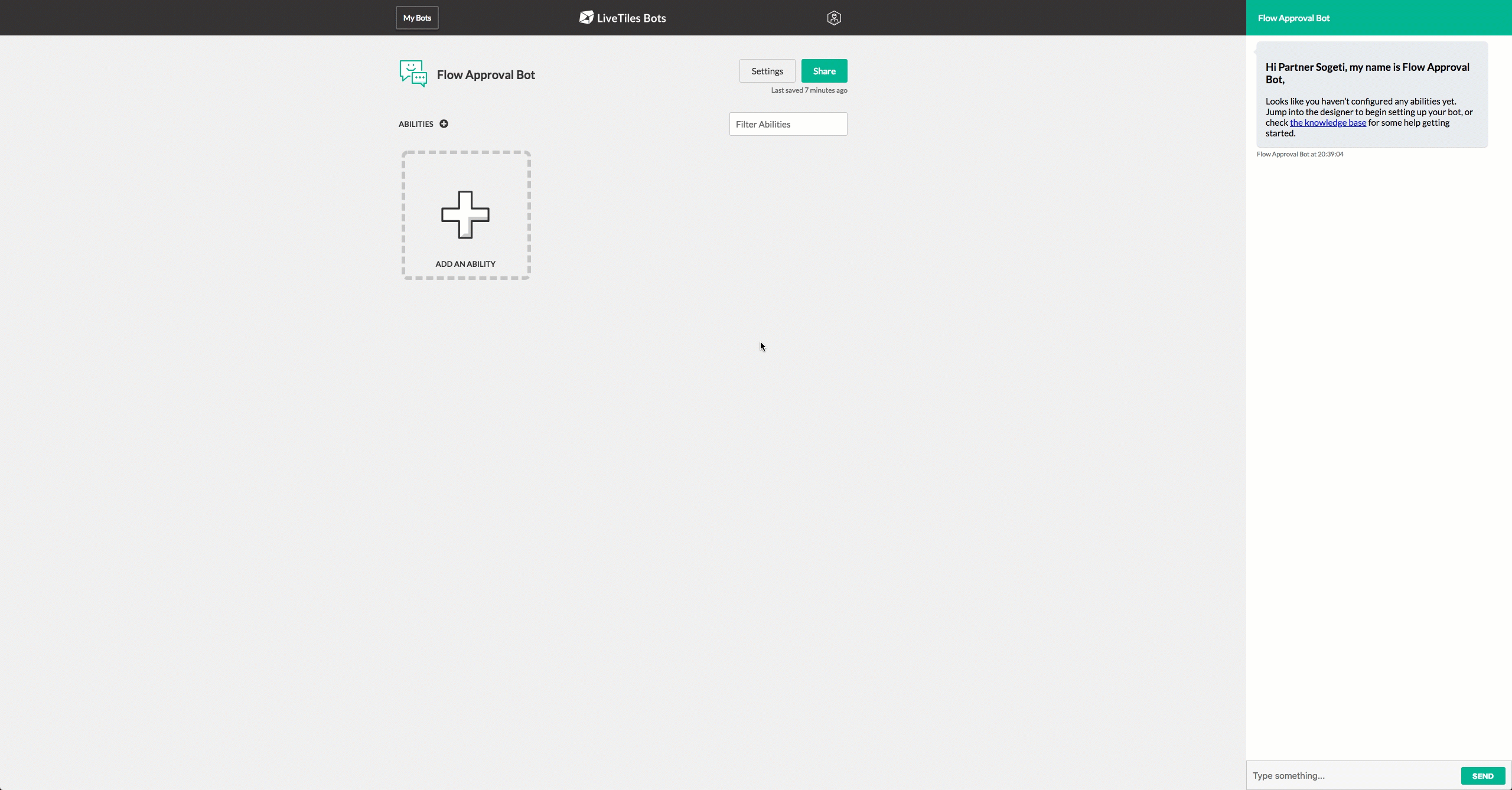 Advanced | Flow of the Week: Using Flow in a LiveTiles Bots approval ...