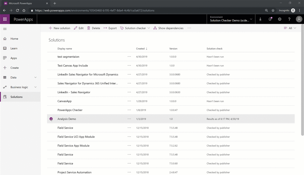 Announcing general availability of Solution Checker - Microsoft Power ...