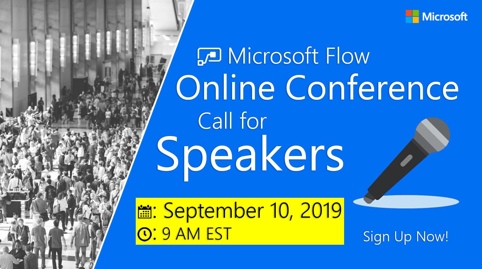 Microsoft Flow Conference 2019 - Call for Speakers wants YOU ...