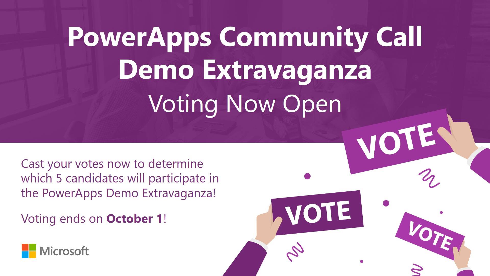 PowerApps Community Demo Extravaganza – Voting Now Open - Microsoft ...