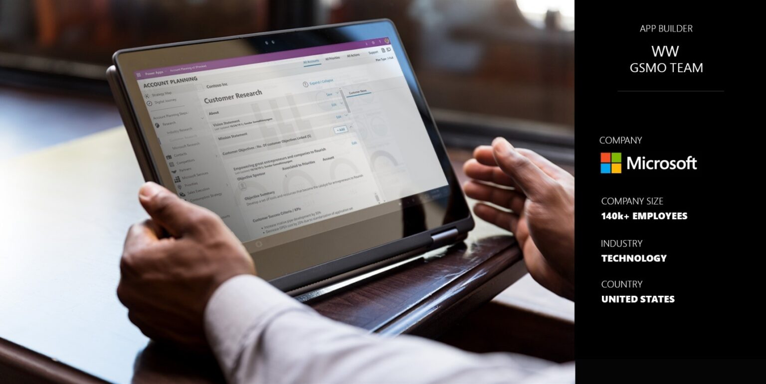 Microsoft transforms sales planning process using the Power Platform ...