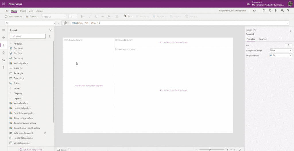 Canvas app layout containers are now generally available - Microsoft ...
