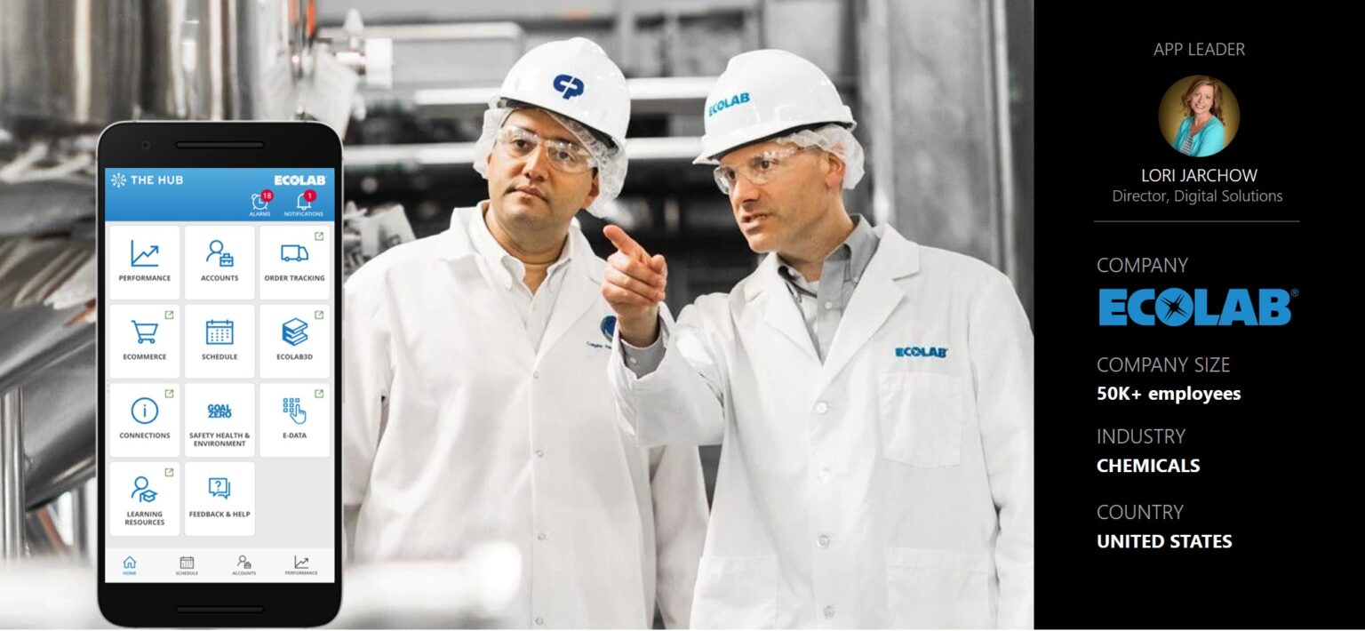 Ecolab uses Microsoft Power Platform to create a unified HUB for Sales ...